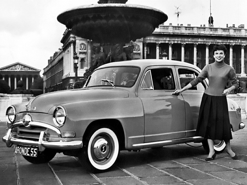 France 1954: Renault 4 CV holds onto top spot, Simca 9 Aronde up to #2 ...