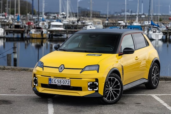 Denmark November 2025: Top 8 100% BEV, Renault 5 up to record #5 – Best ...